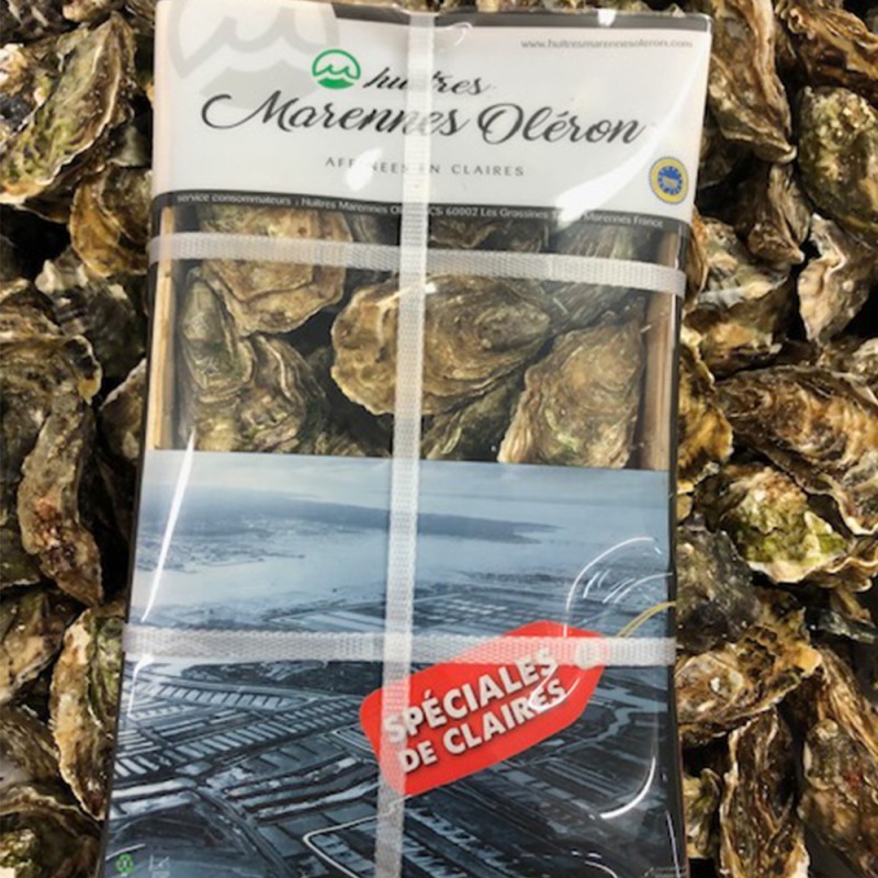 Huître Spéciale de Claire Marennes Oléron n°3 x2dz (2kg)